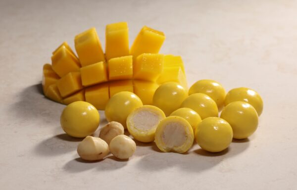 Mango Macadamias / 29% Cocoa | Noosa Chocolate Factory